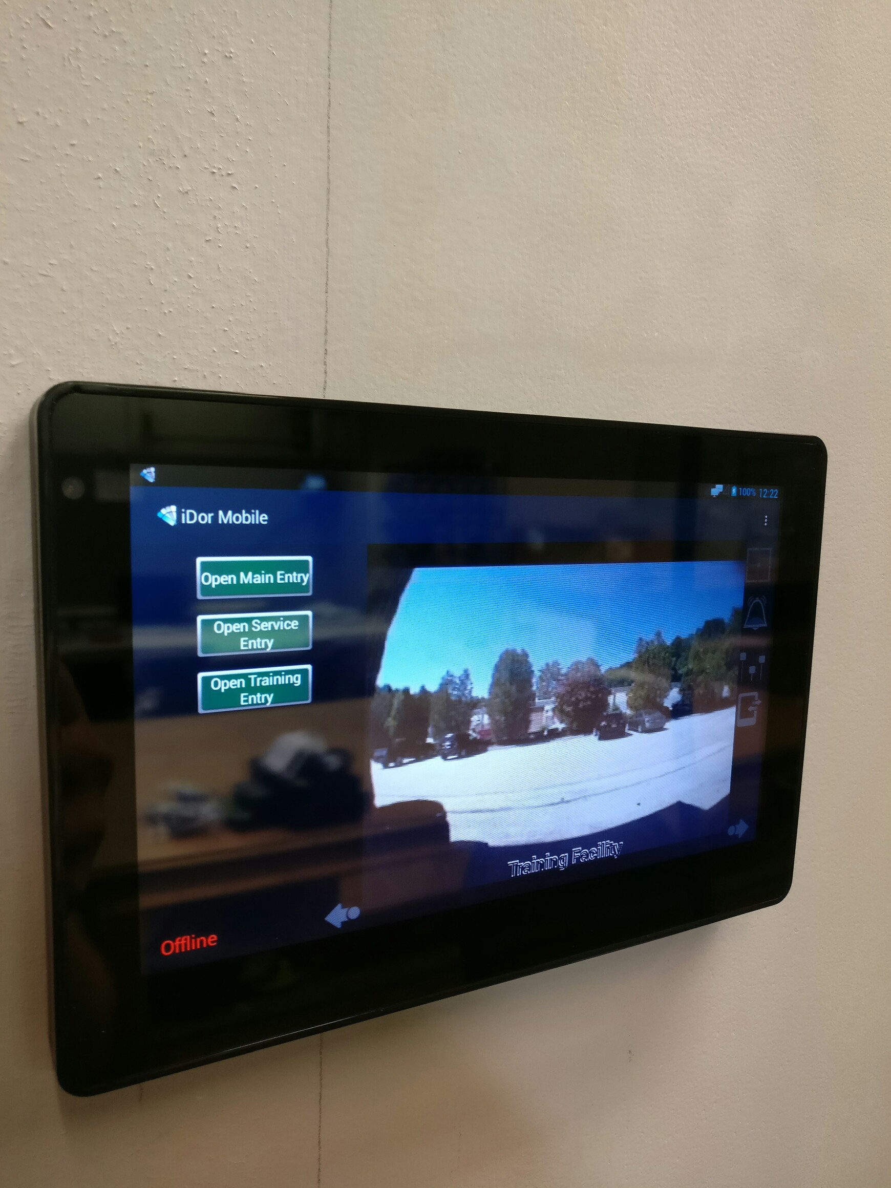 Customized Mounting Bracket Indoor POE Panel PC 7 Inch Capacitive Touch ...