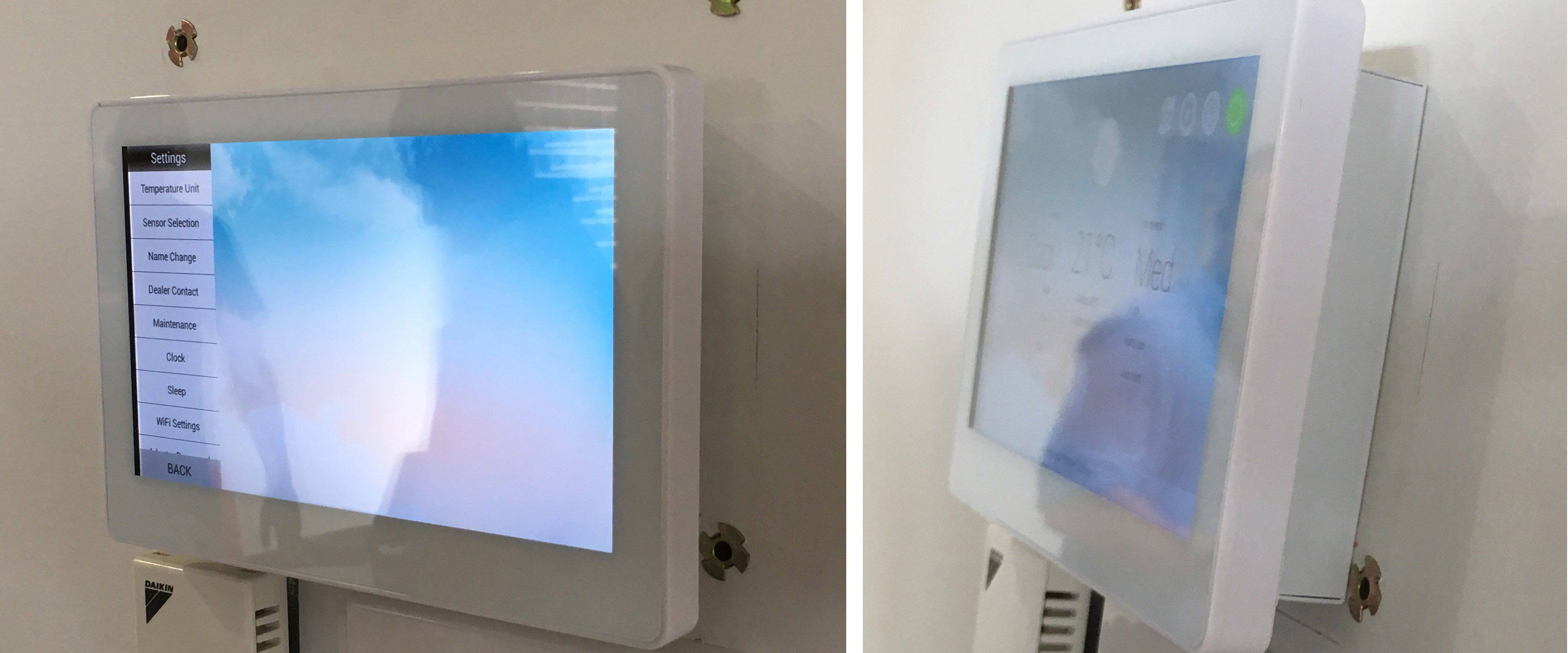 7 Inch Wall Flush HMI Touch Panel Android OS POE Power Tablet with No ...