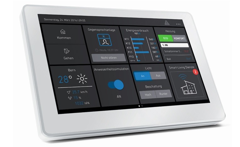 Black White Wall Flush Mount Android POE Tablet 7" No Button Touch ...