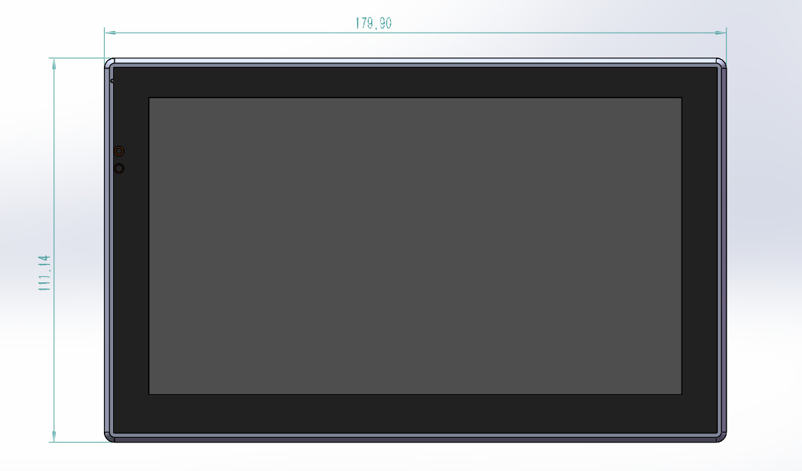 Industrial POE Ethernet Power 7 inch Wall Mount Android Display HVAC ...